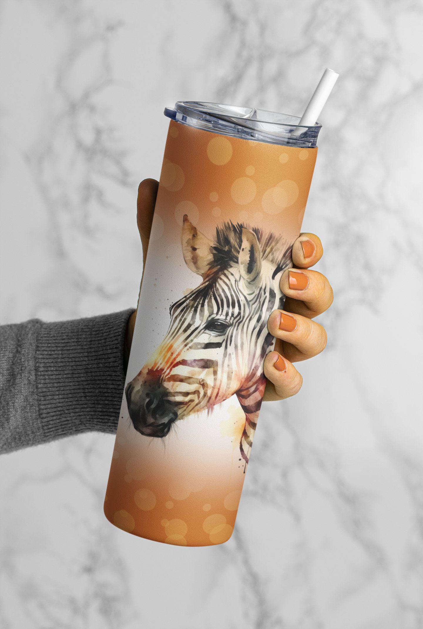 Zebra Tumbler Sublimation 20oz