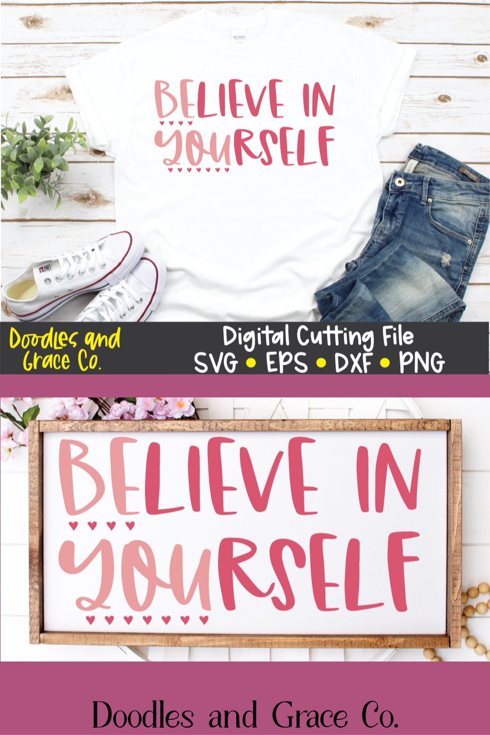Believe in Yourself SVG - Be You SVG - EPS - DXF - PNG