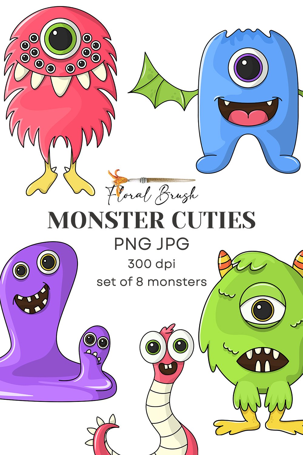 Monster Cuties Clipart