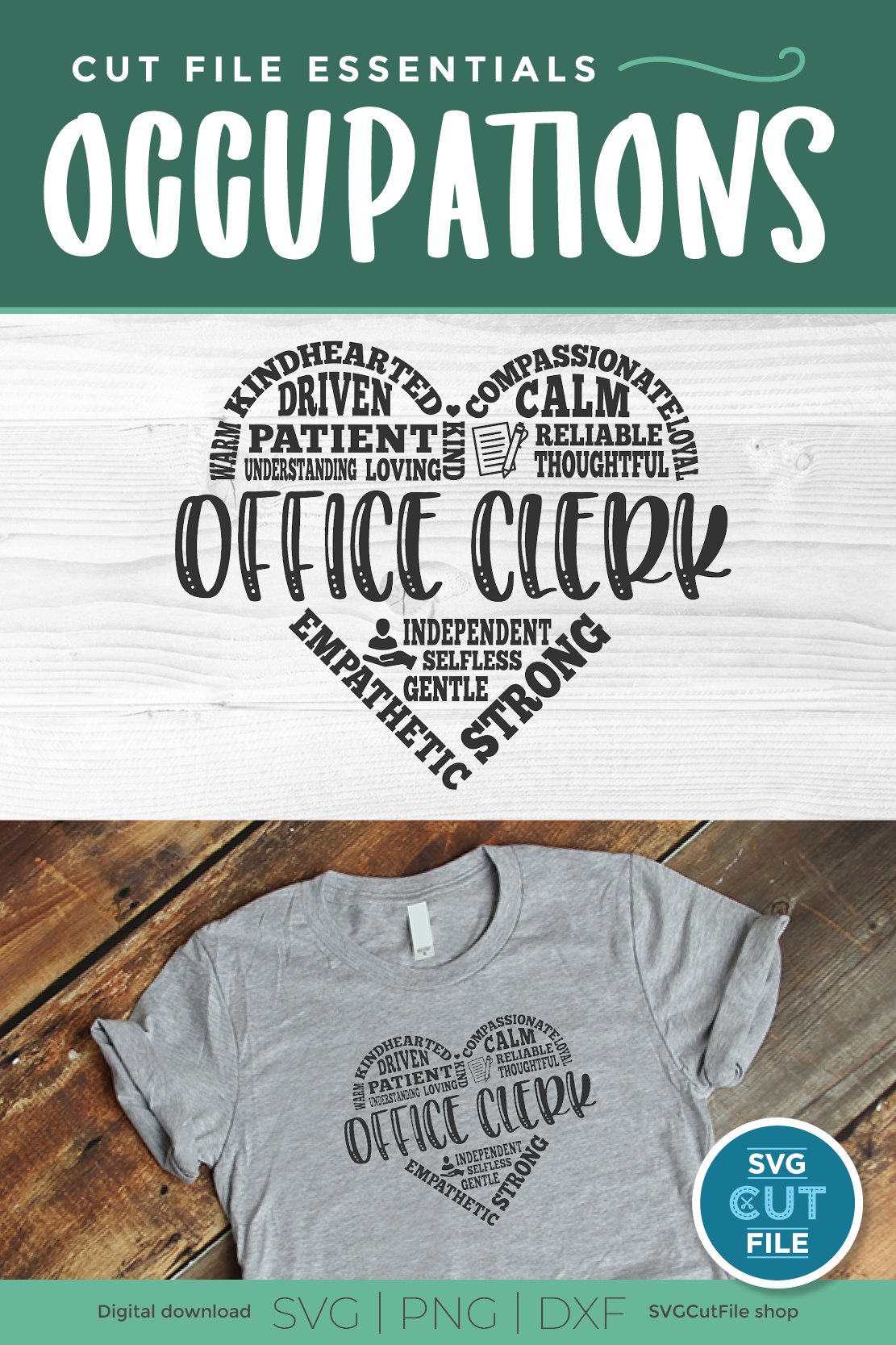 Office clerk svg - a secretary svg file with subway art
