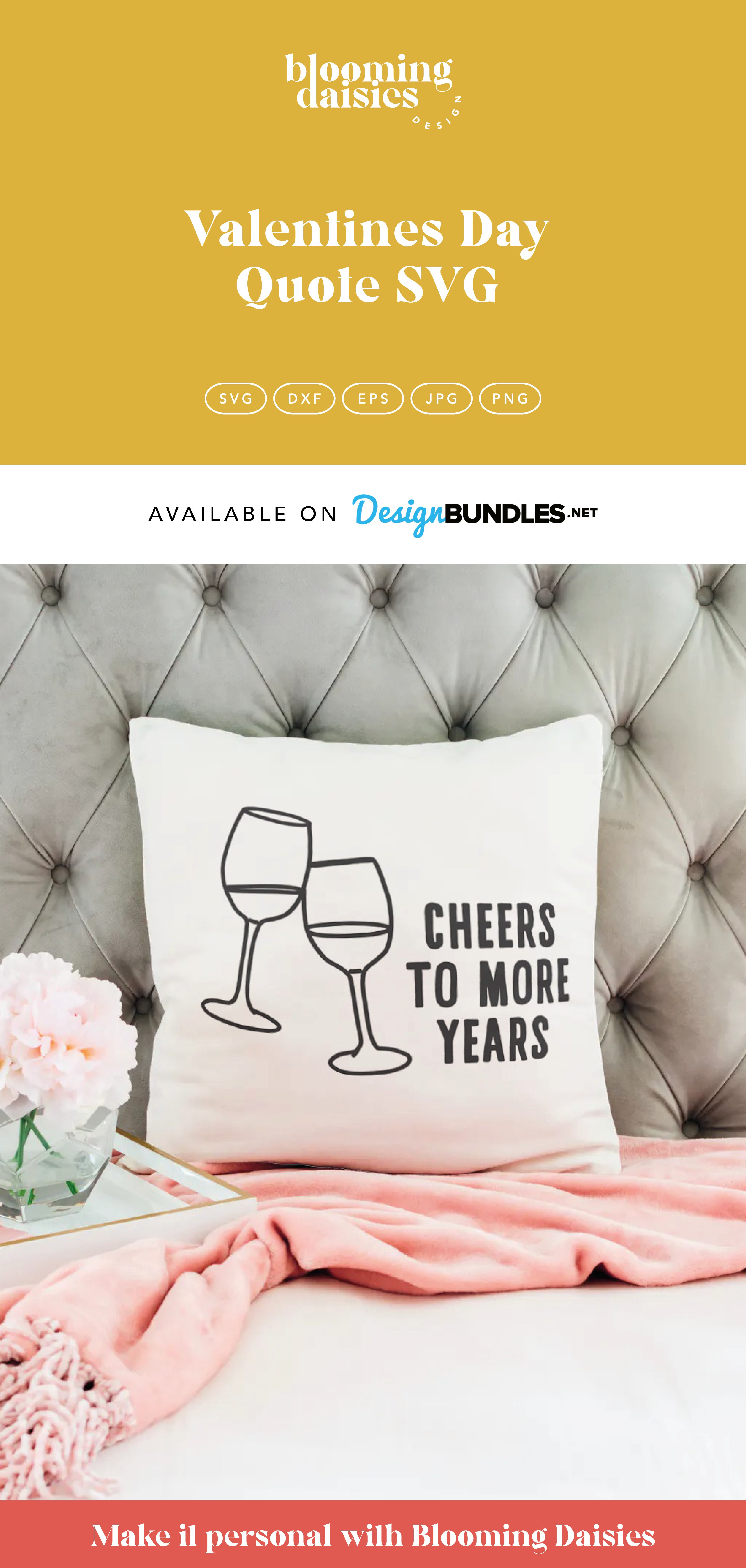 Cheers to Years SVG | Couple Anniversary Cut File