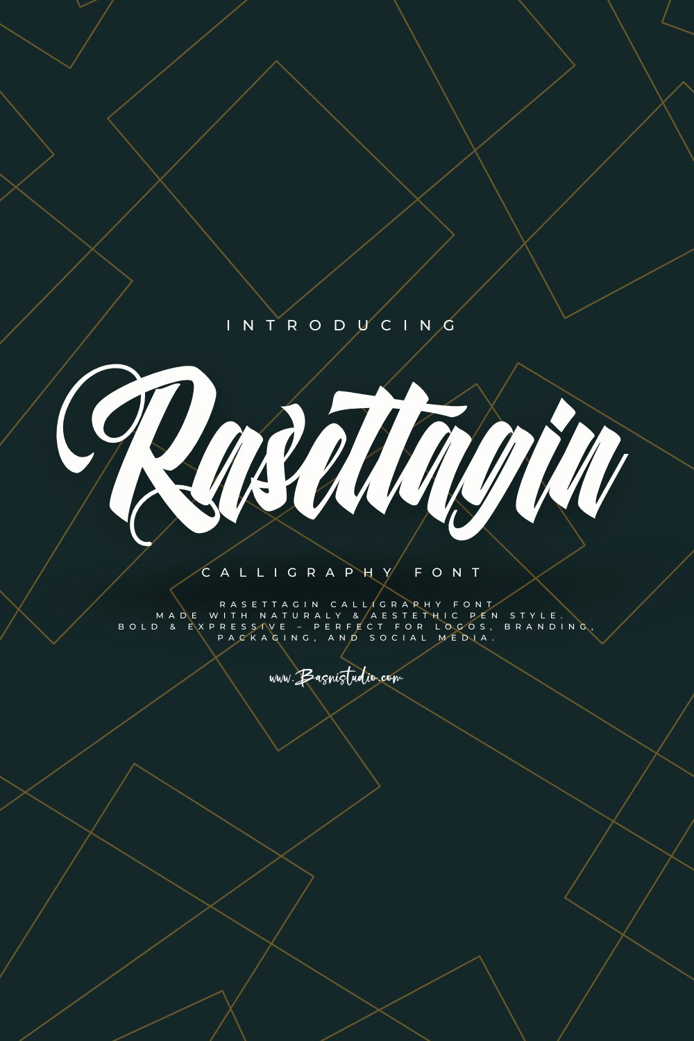 Rasettagin Brush Calligraphy Font