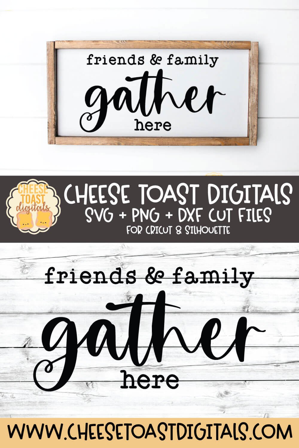 Fall Sign SVG | Friends and Family Gather Here
