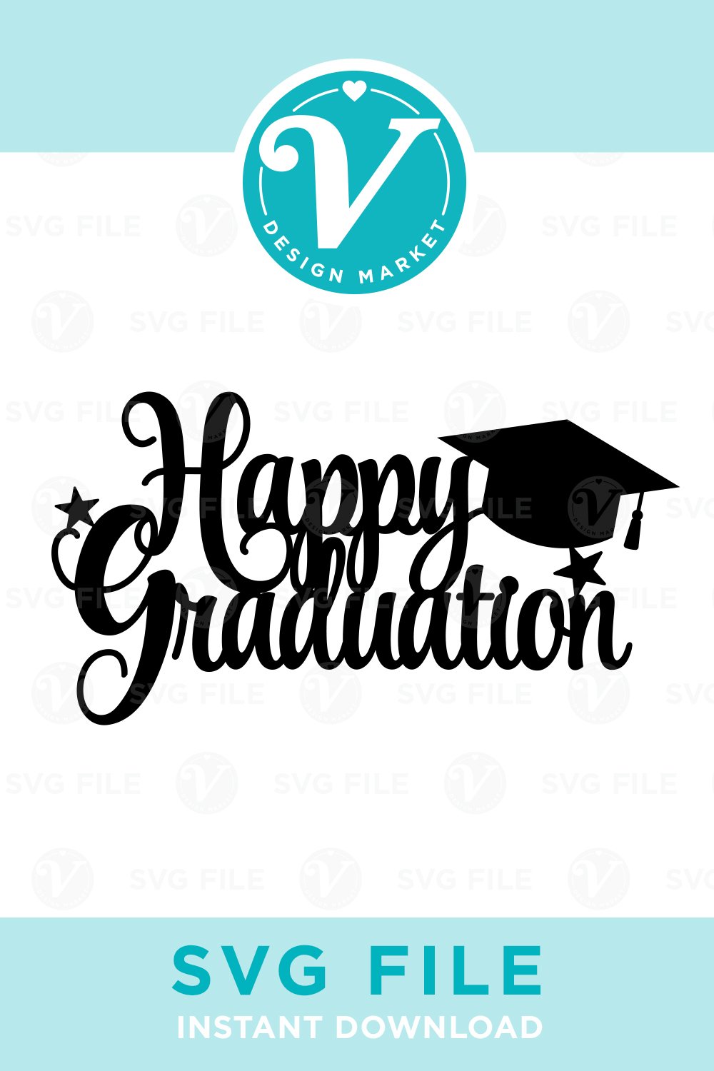 Happy Graduation - DIY Cake Topper