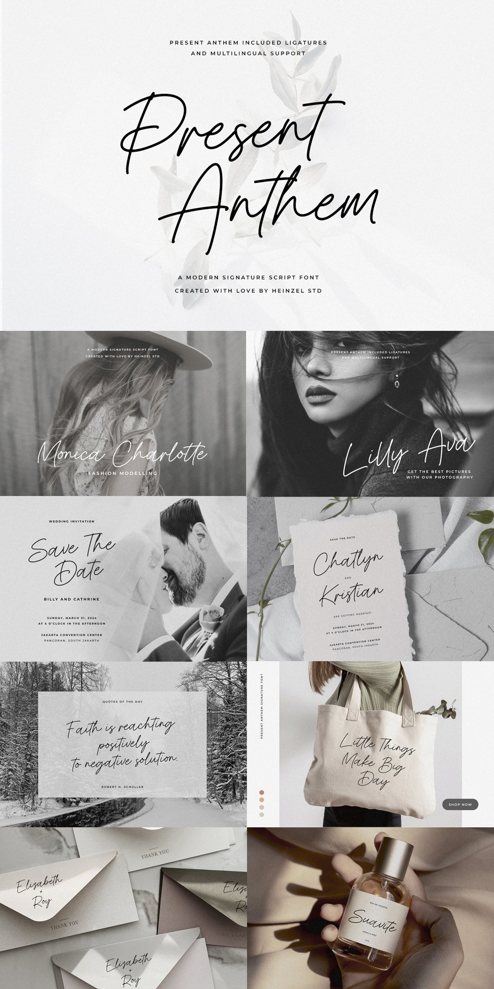 Present Anthem Handwritten Font