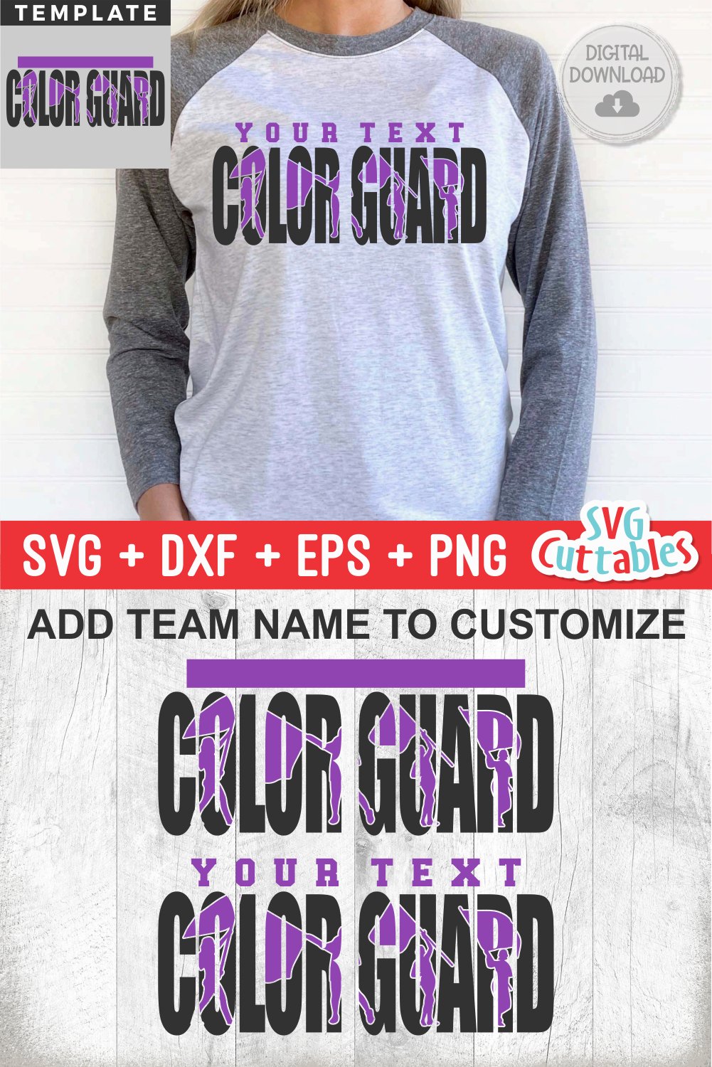 Color Guard SVG | Color Guard Template 002 (1989400)