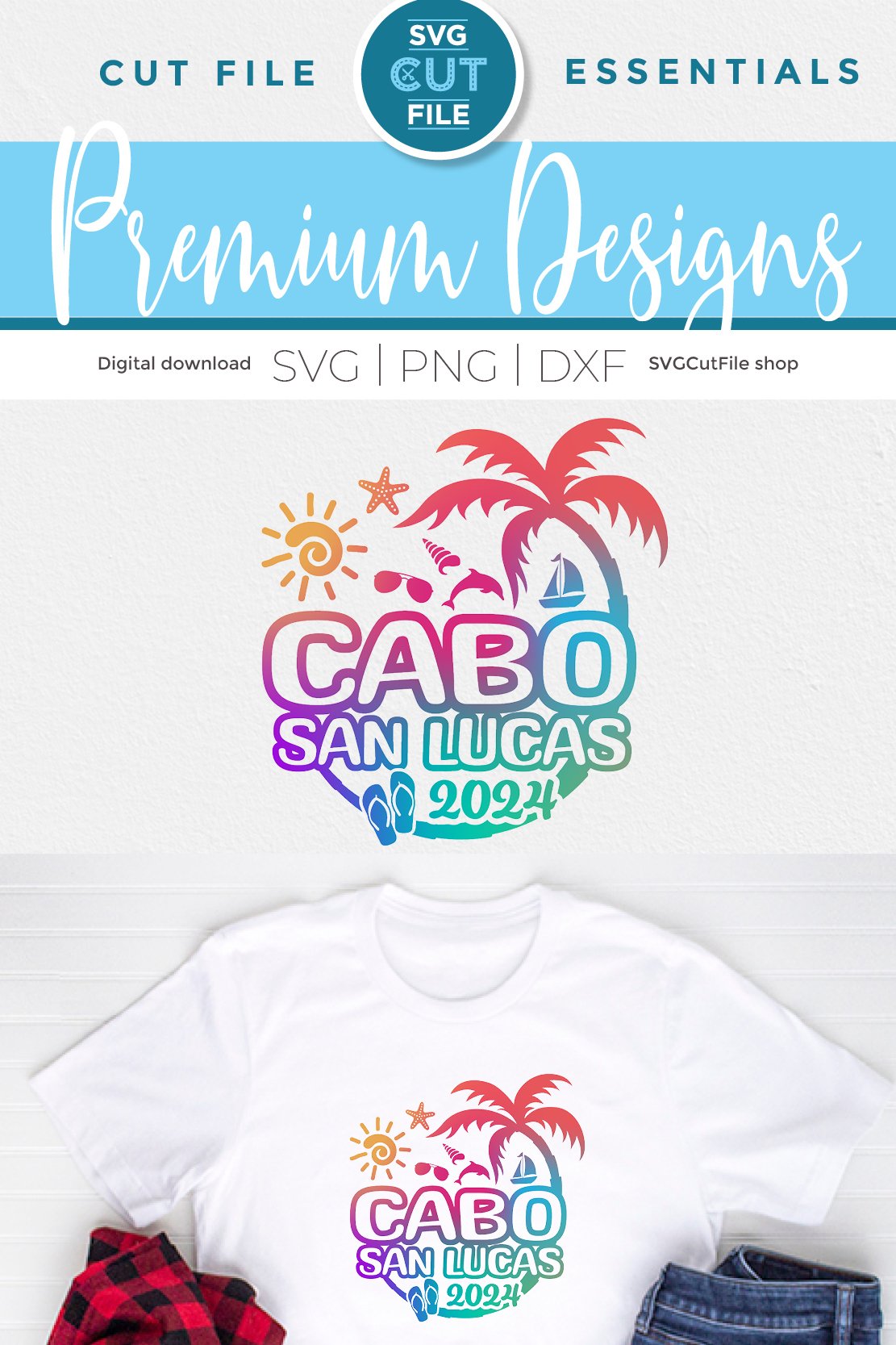 2024 Cabo svg - Great for a Cabo Vacation or Trip