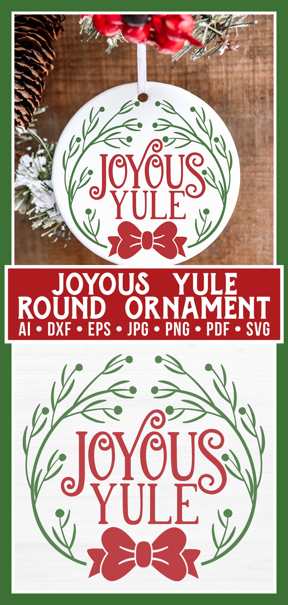 Joyous Yule SVG