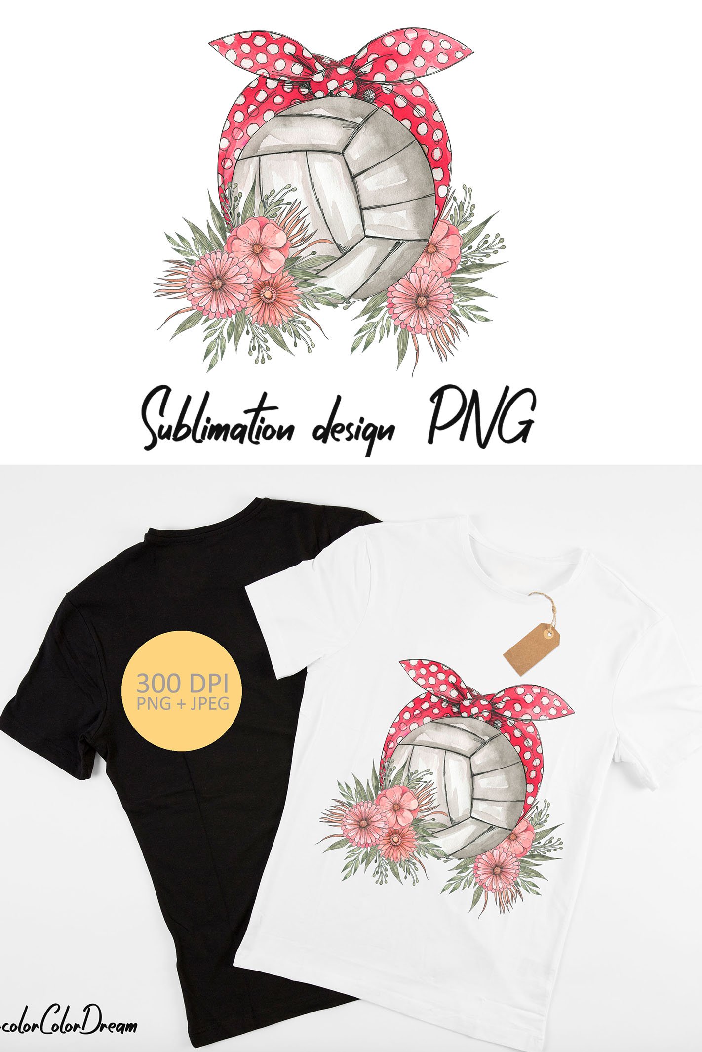 Volleyball Sublimation design