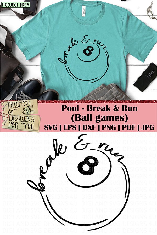 Pool Snooker svg | Break & run svg | Eight ball | Pool game