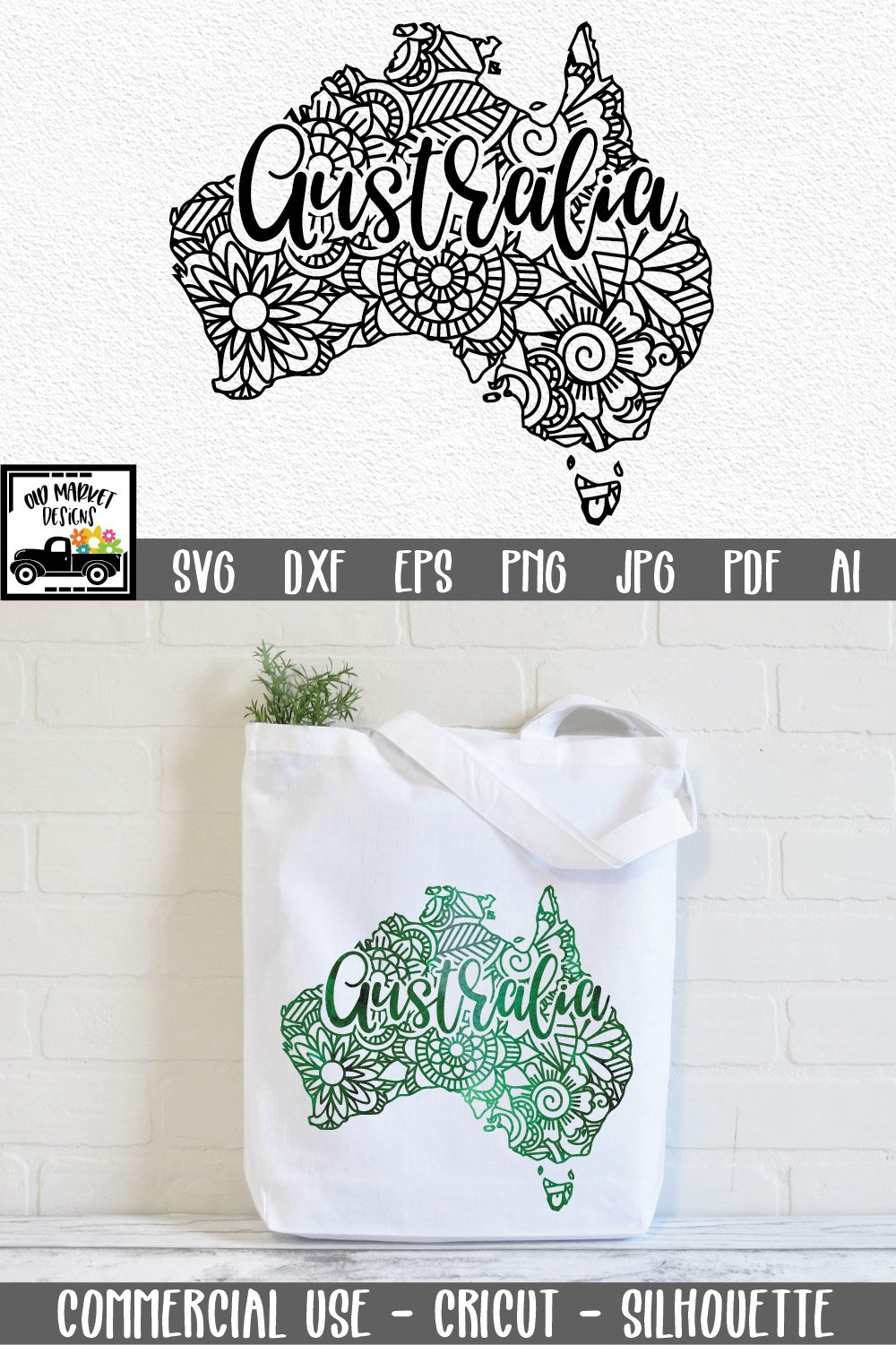 Australia SVG File - Mandala Design (1173590)