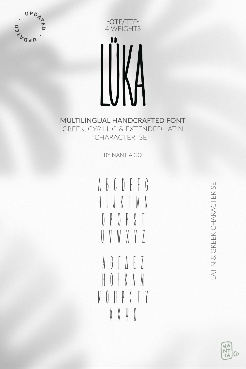LÜKA | HandWritten Multilingual Font (5820)