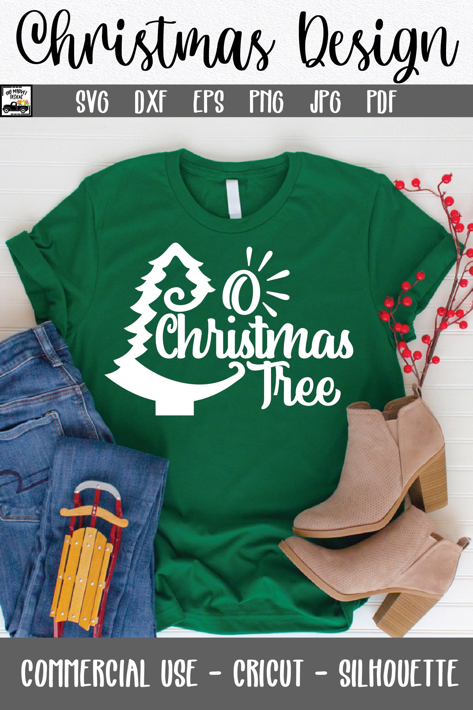 O Christmas Tree SVG File