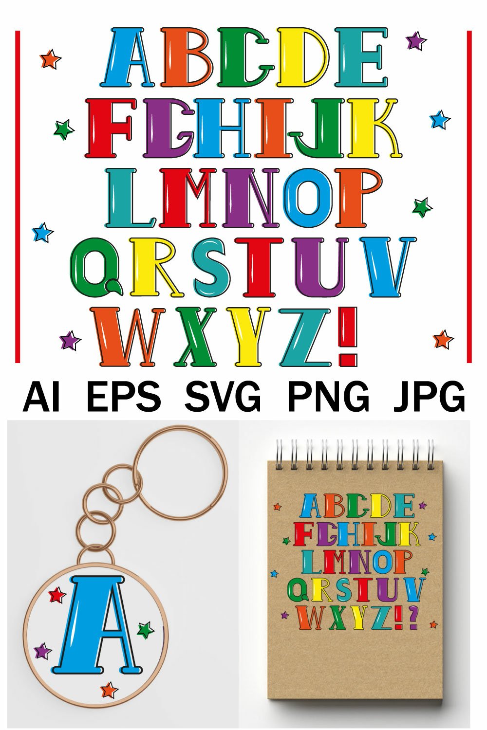 Alphabet svg, monogram svg, letters svg