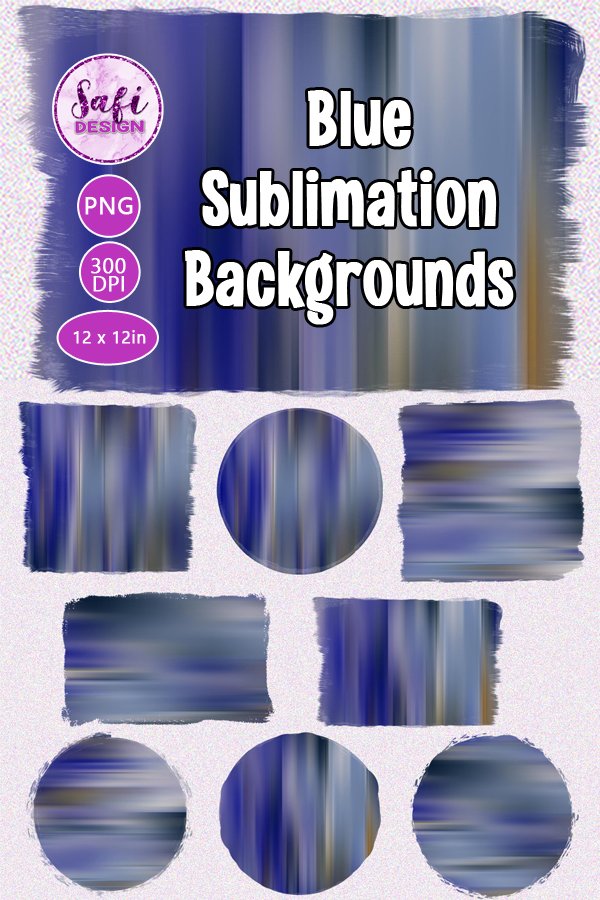 Blue Sublimation Backgrounds