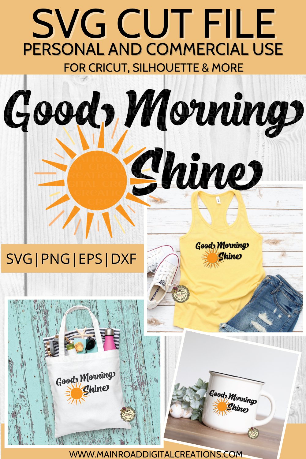 Good Morning Summer Quote SVG File