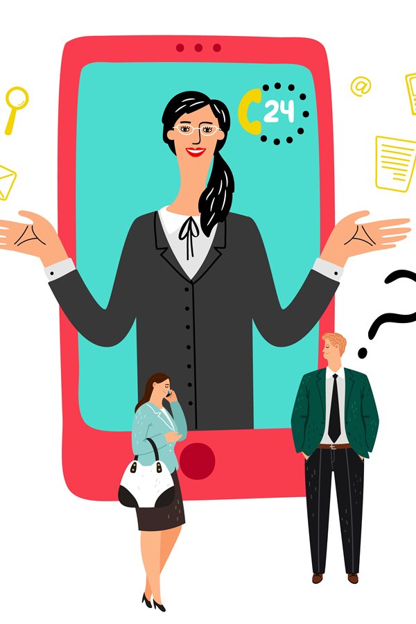 Online support concept (958918)