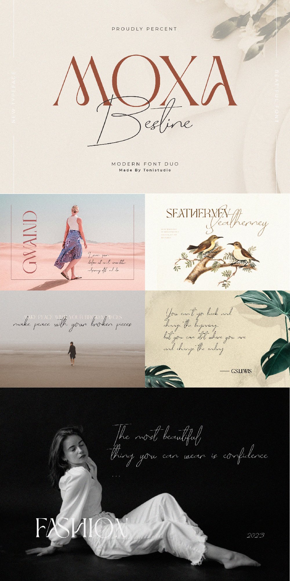 MOXA Bestine || font duo