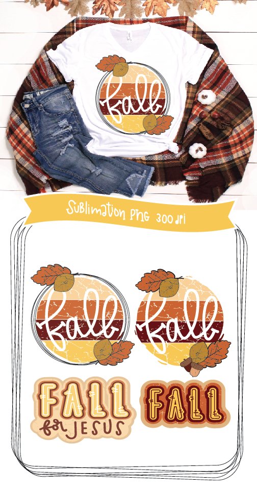 Fall Sublimation Design |Autumn Colors Sublimation
