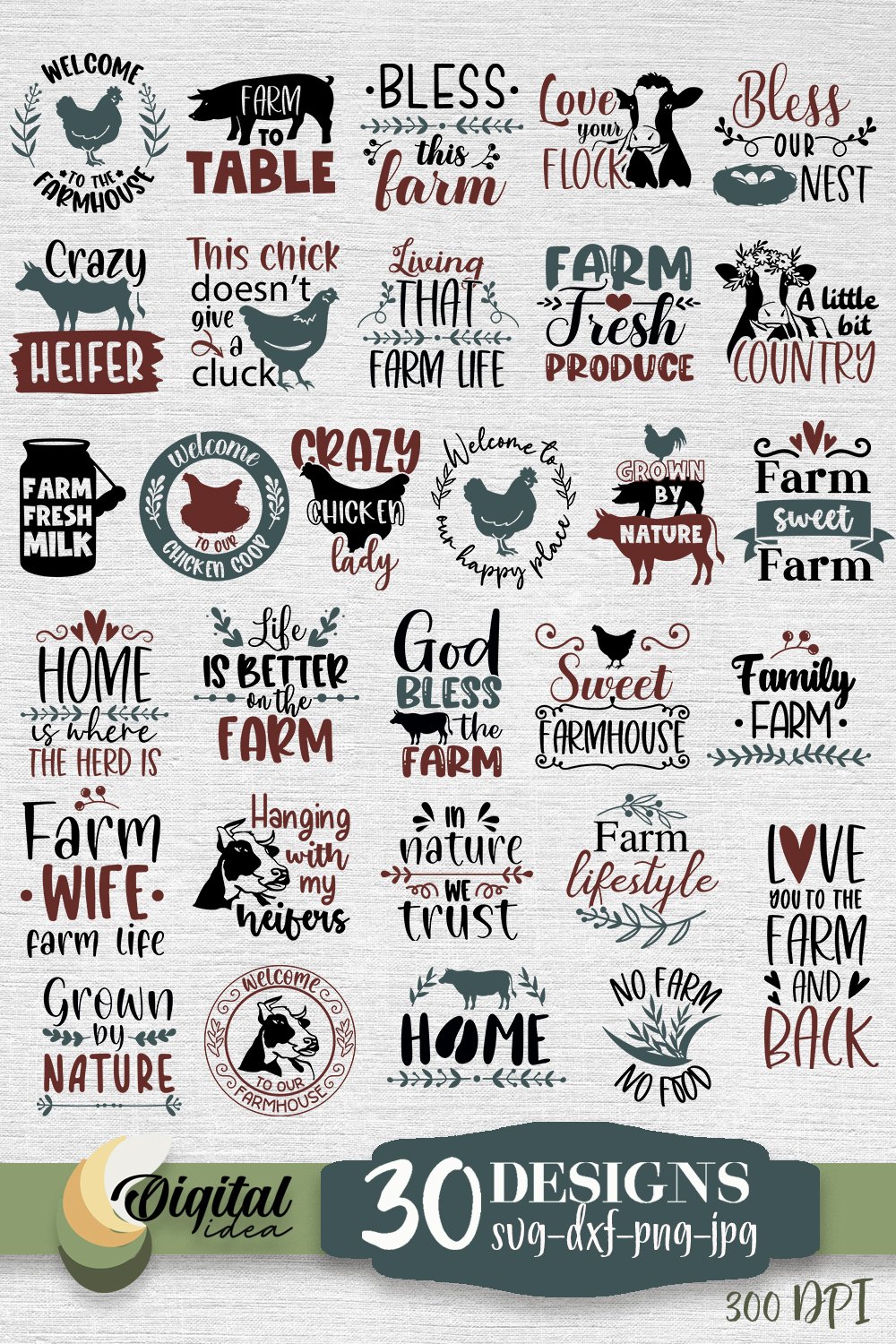 Farmhouse Quotes SVG Bundle. Farm Bundle svg. Farmhouse sign