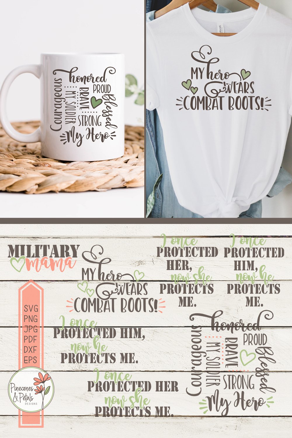 Military Bundle SVG, Military Family, Military Mom Designs