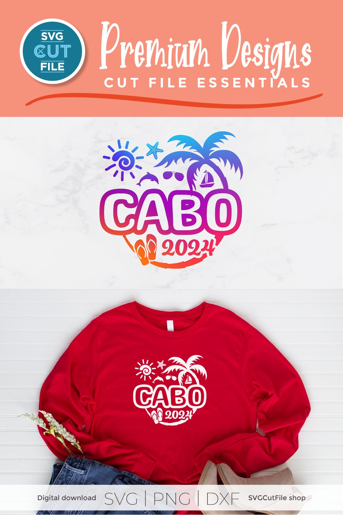 2024 Cabo svg - Great for a Cabo Vacation or Trip