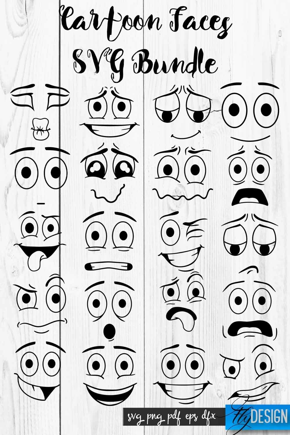 Cartoon Face SVG | Funny Face SVG | Funny Face (2984543)