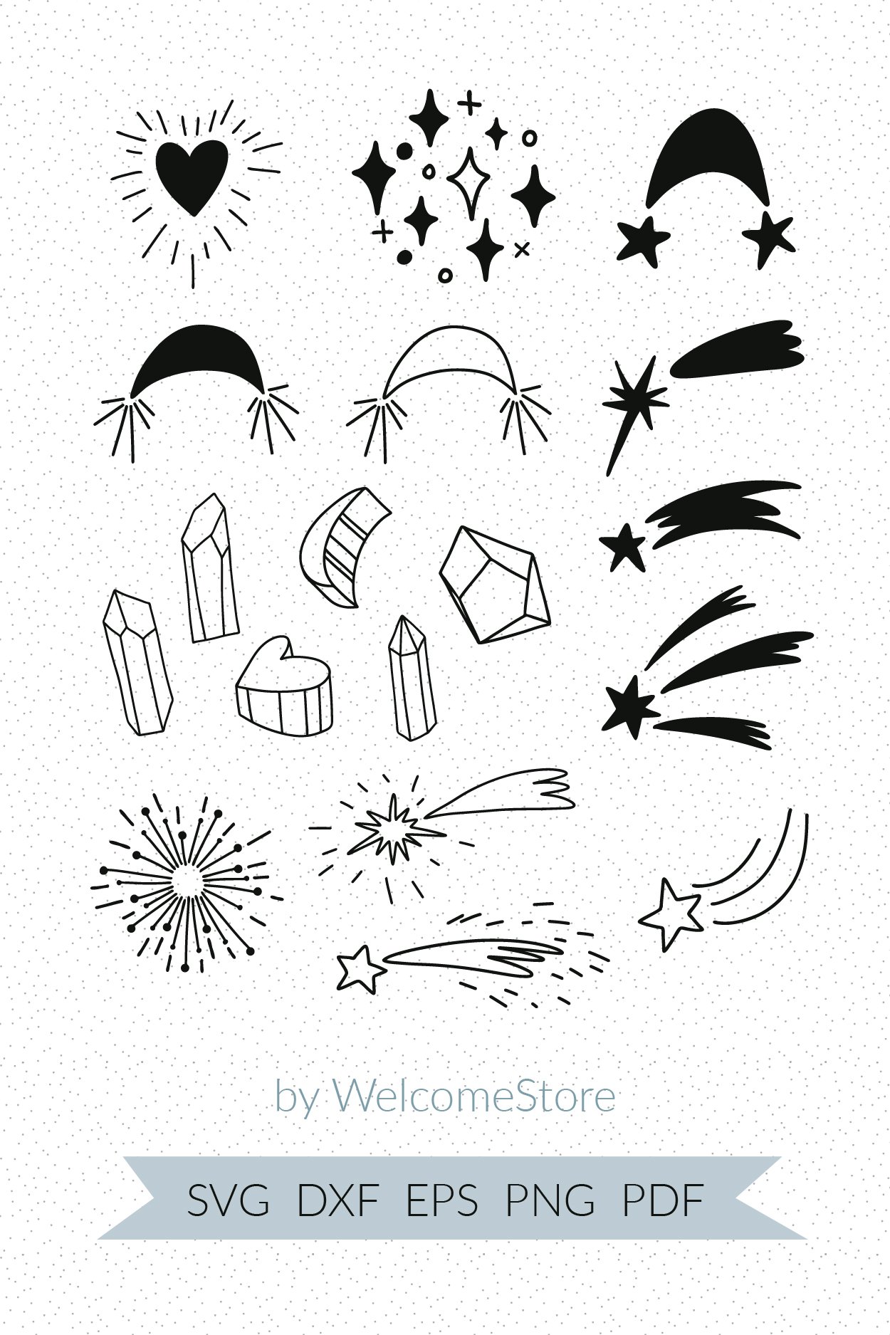 Keychain SVG. Keychain Bundle. Stars and Gemstone Keychain.