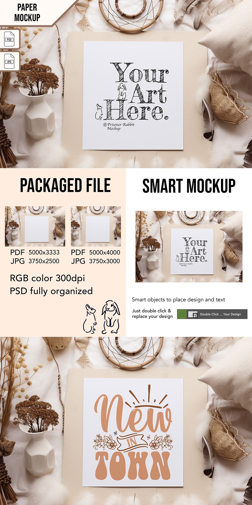 Sketch Pad Drawing Smart Mockup PSD & JPG Template (3141055)