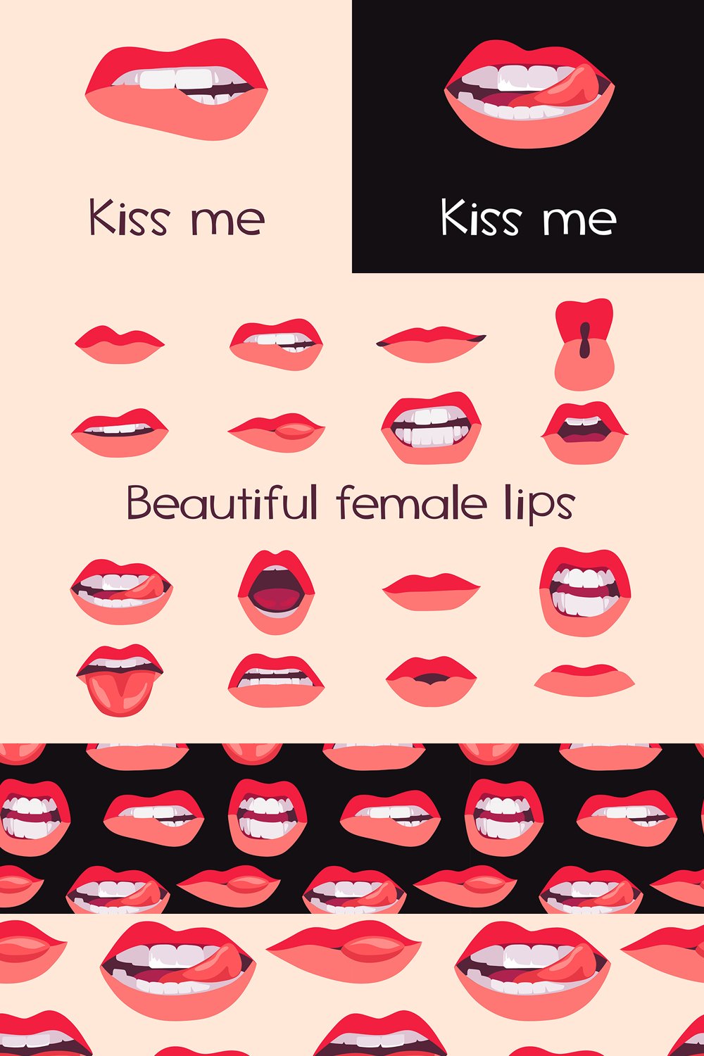 Beautiful female lips (1843191)