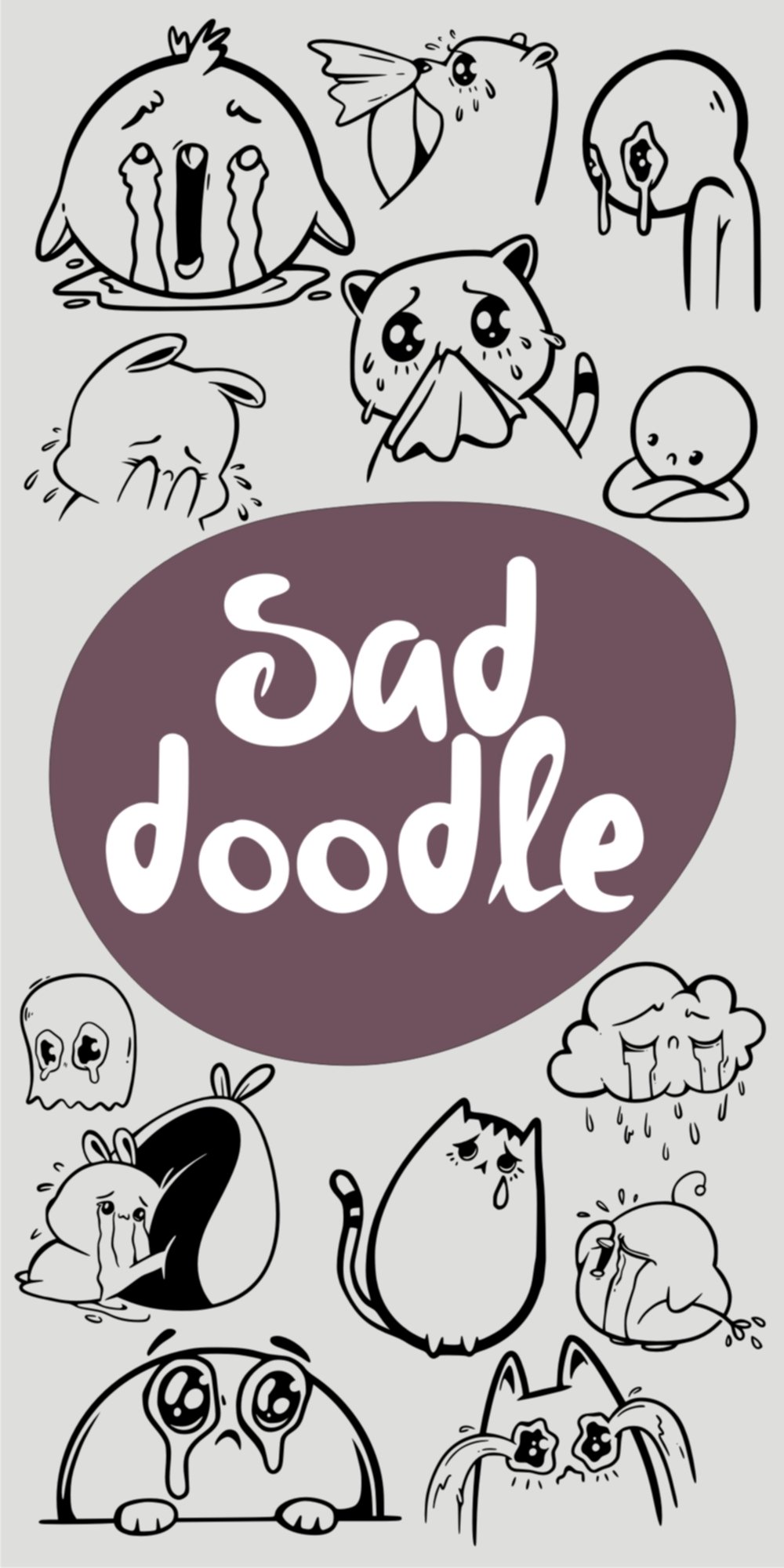 Sad doodle