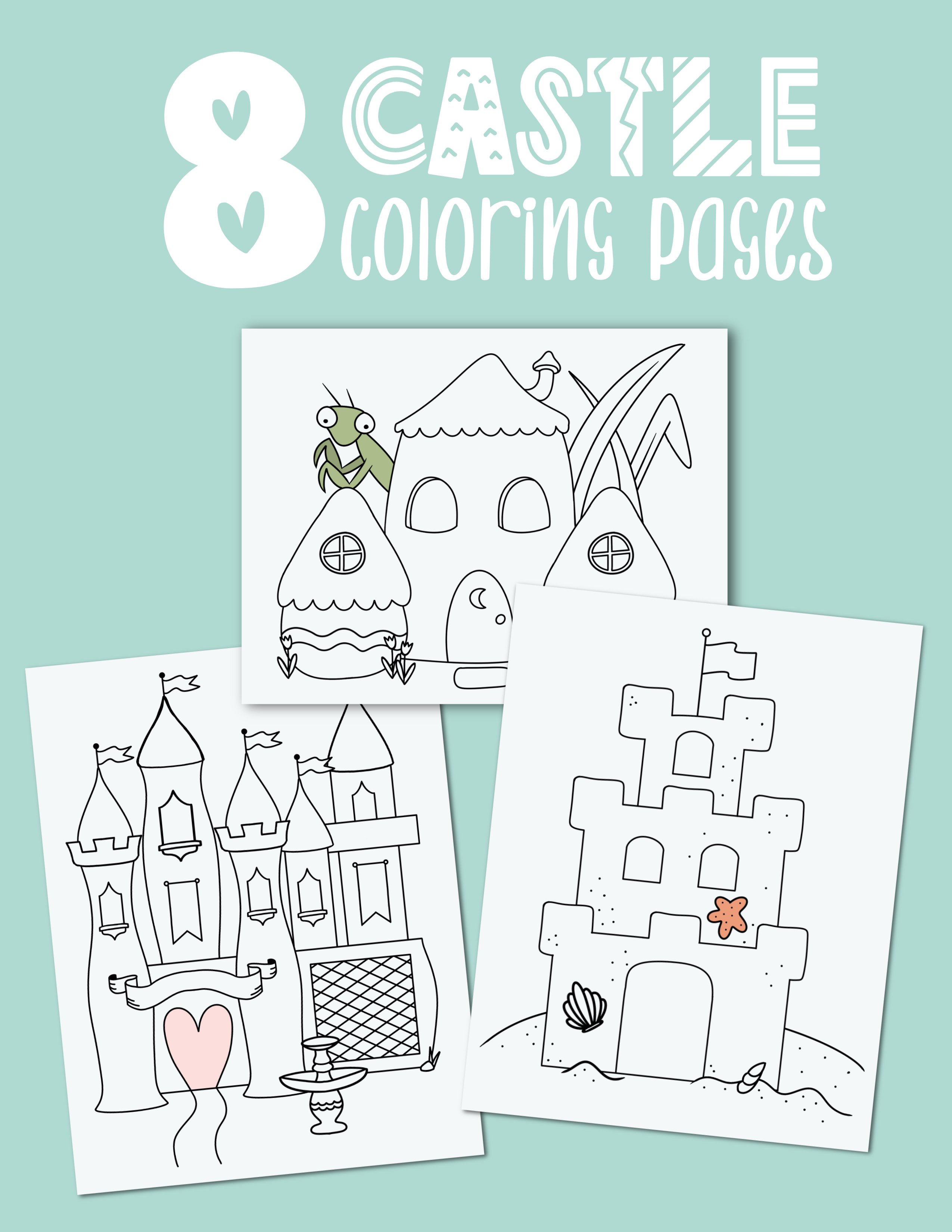 Castle Coloring Pages