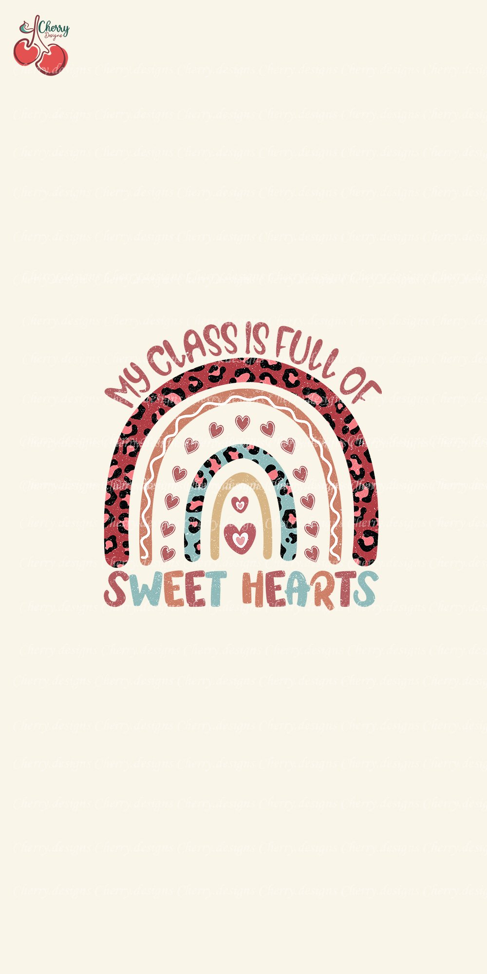 My Class Is Full Of Sweet Hearts PNG, Teacher (2355449)