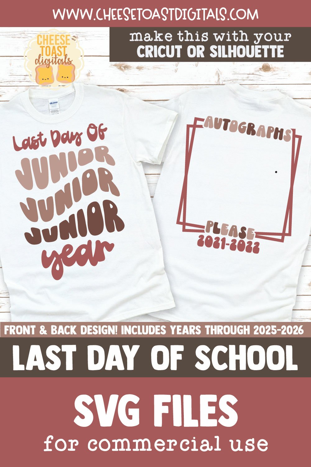 Last Day of Junior Year SVG | Retro Autograph School Shirt