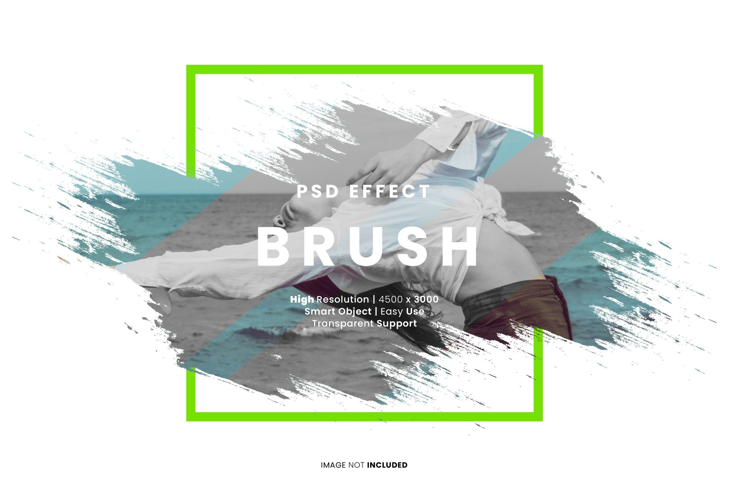 brush poster effect photoshop effect psd