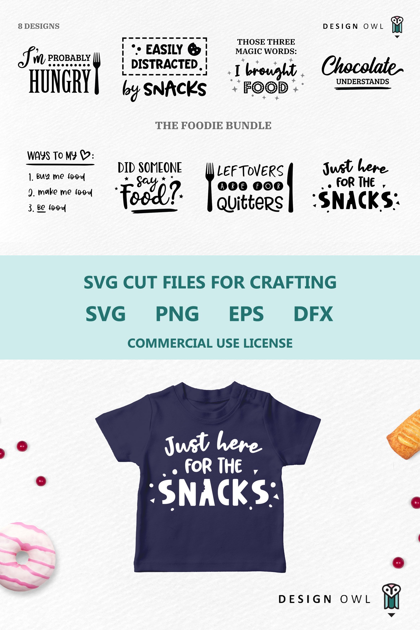 Foodie Bundle - SVG Bundle for food lovers