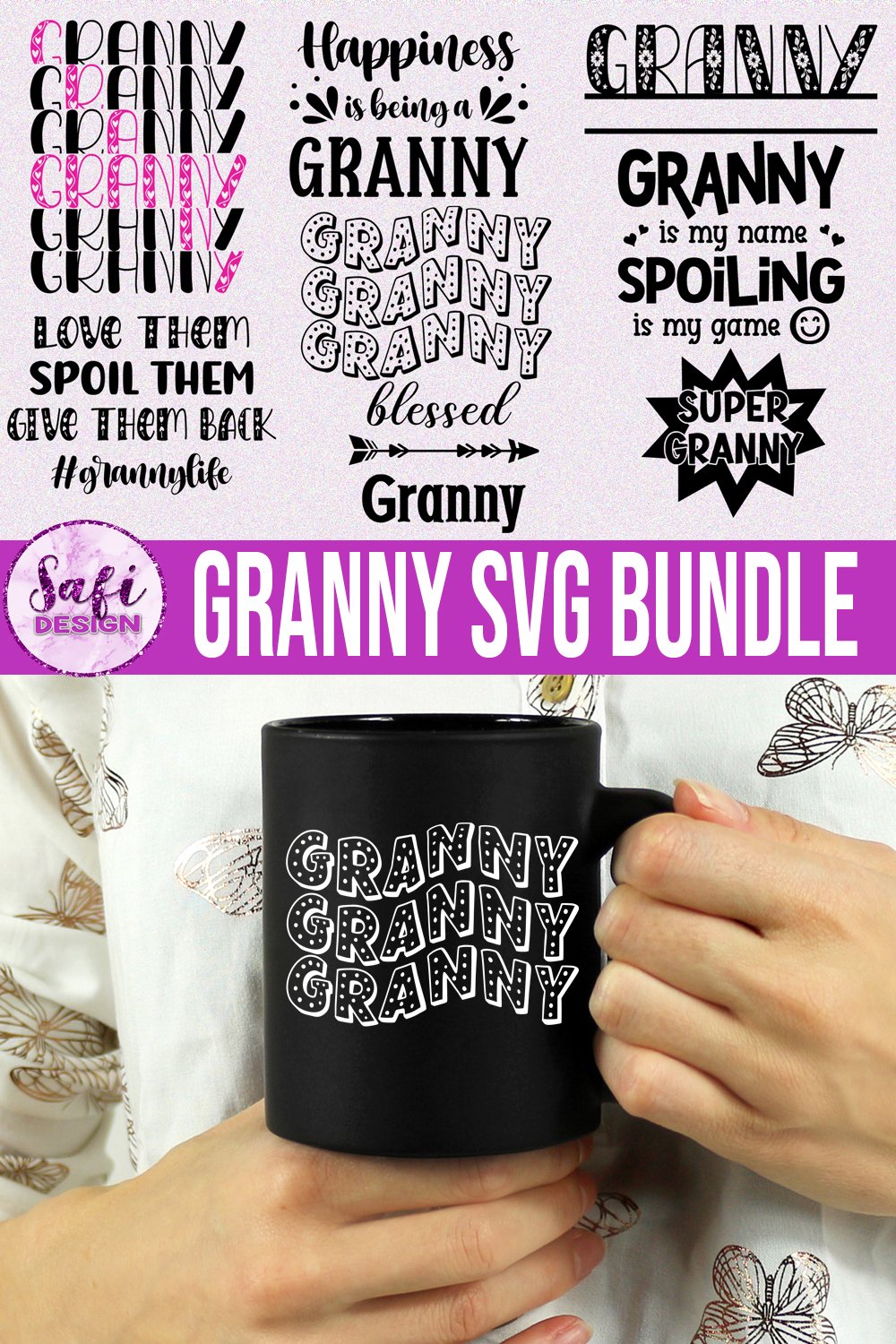 Granny SVG Cut File Bundle
