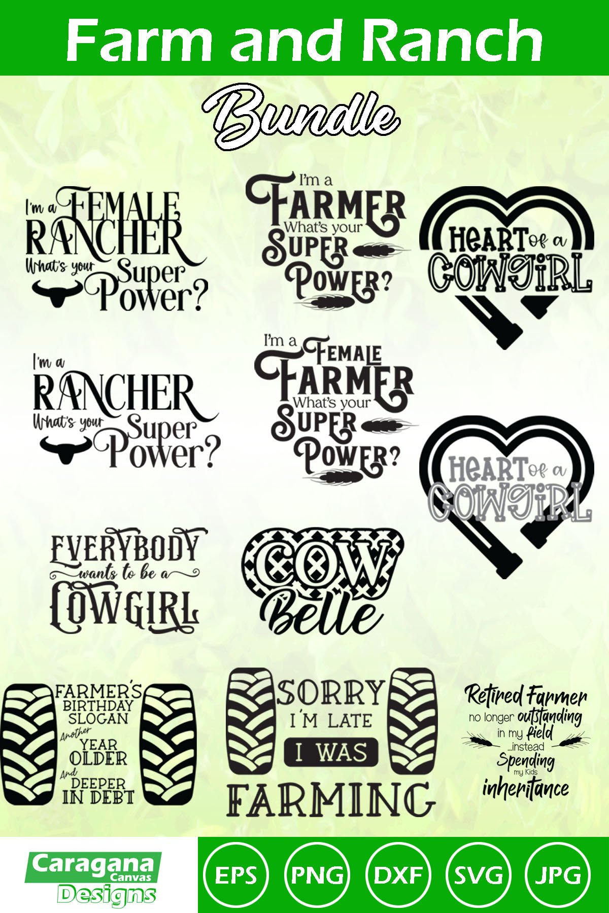 Farm and Ranch - SVG cut file bundle (1702280)