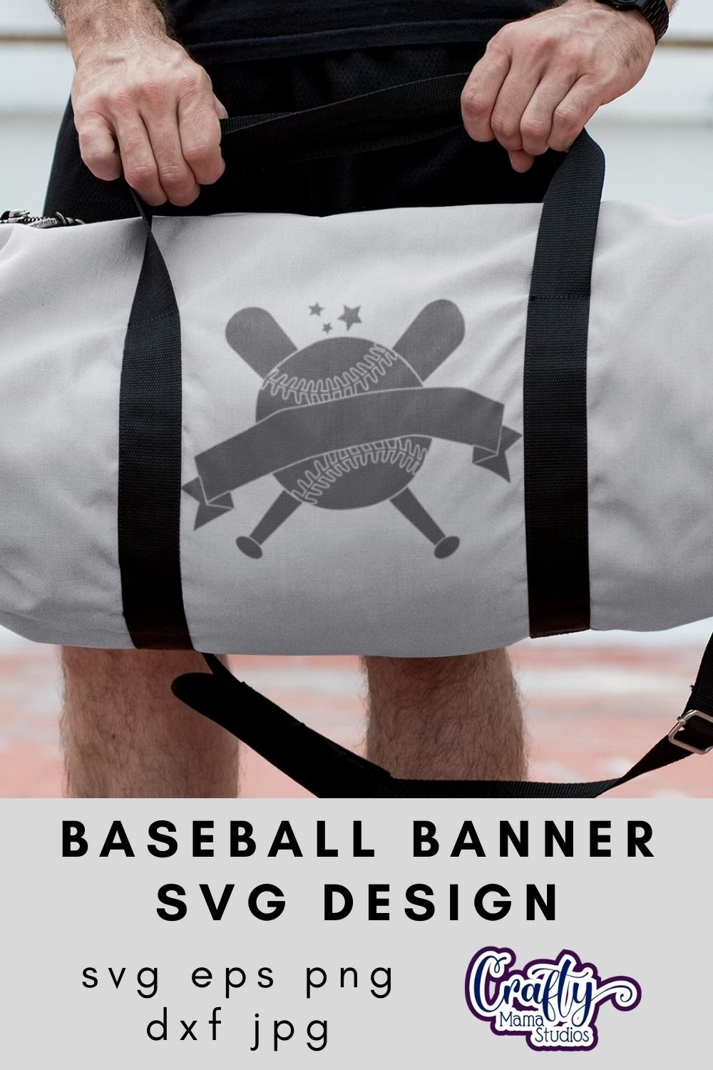 Baseball Banner Single Color | Sports Svg Design Cut File