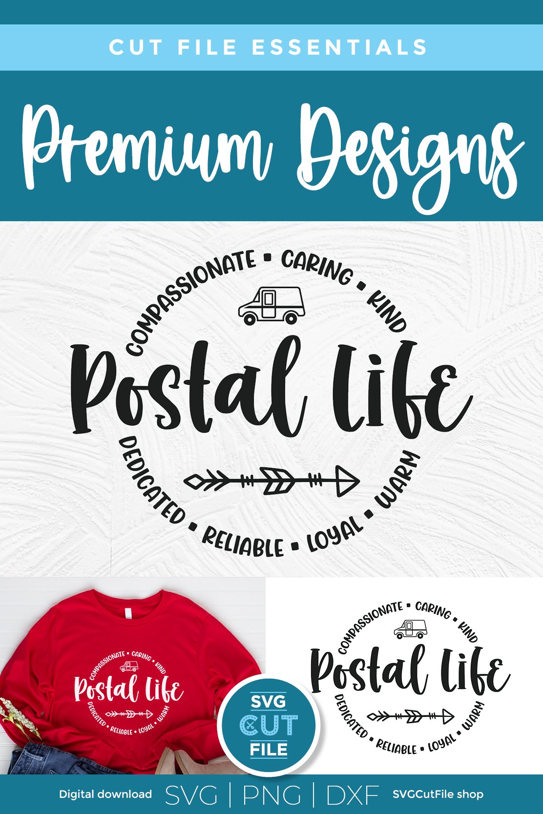Postal Life SVG File: Creative Design for Mail Lovers