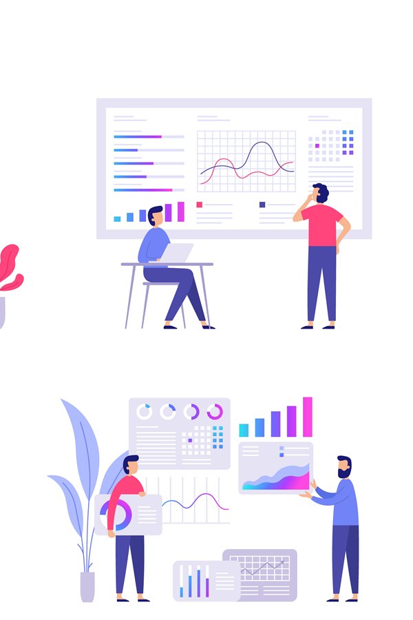 Market forecast. Trends analytics, business marketing strate