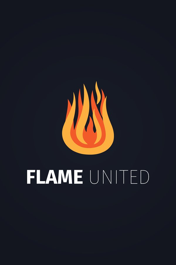 Flame united logo template