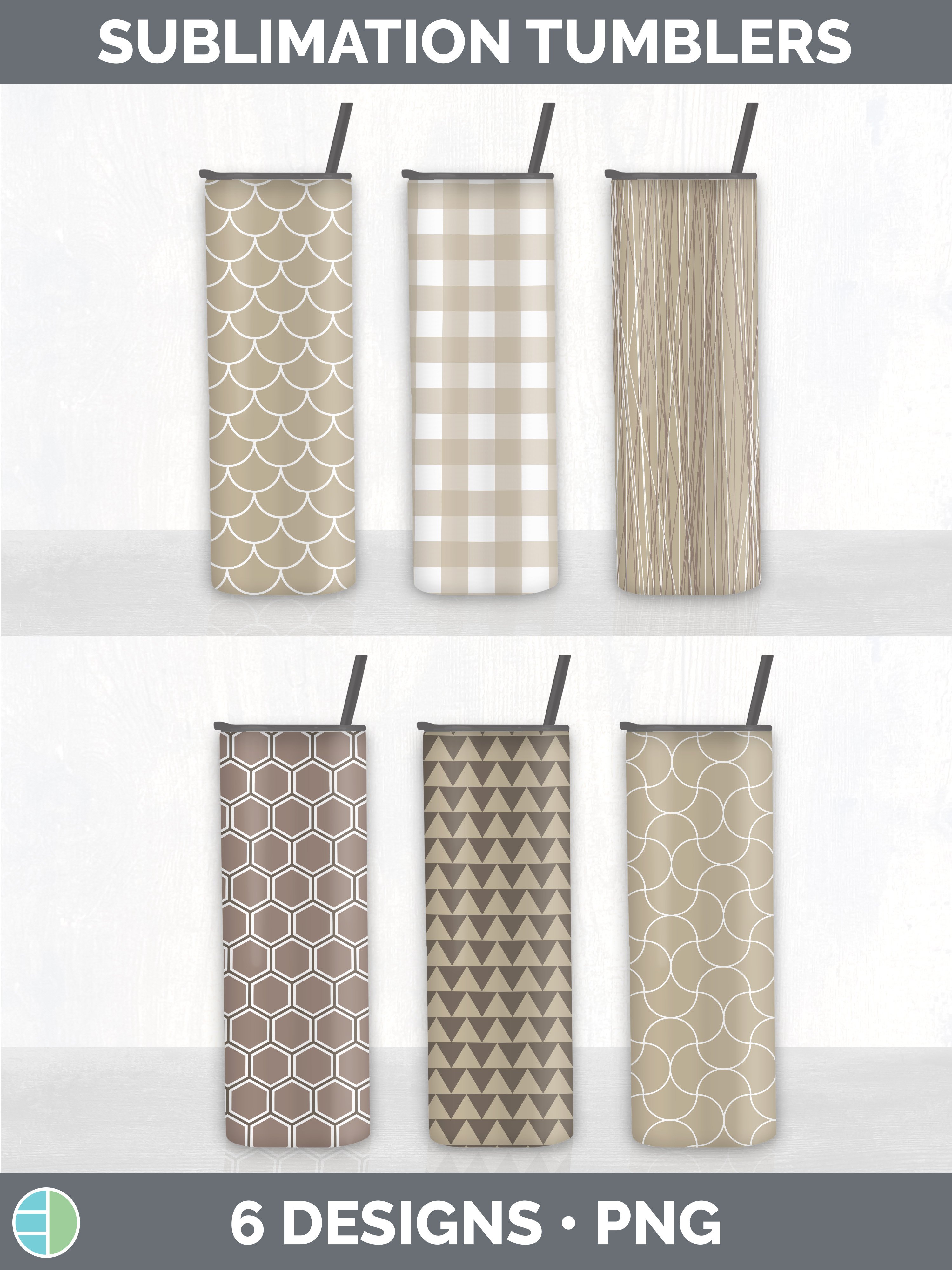 Tan Tumbler Sublimation Bundle