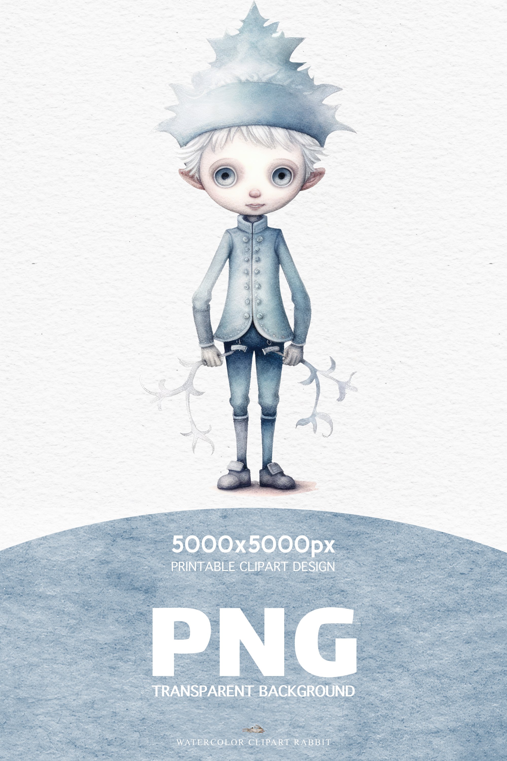 Cute Christmas Winter Boy Winter Decor Clipart PNG Fairy Art