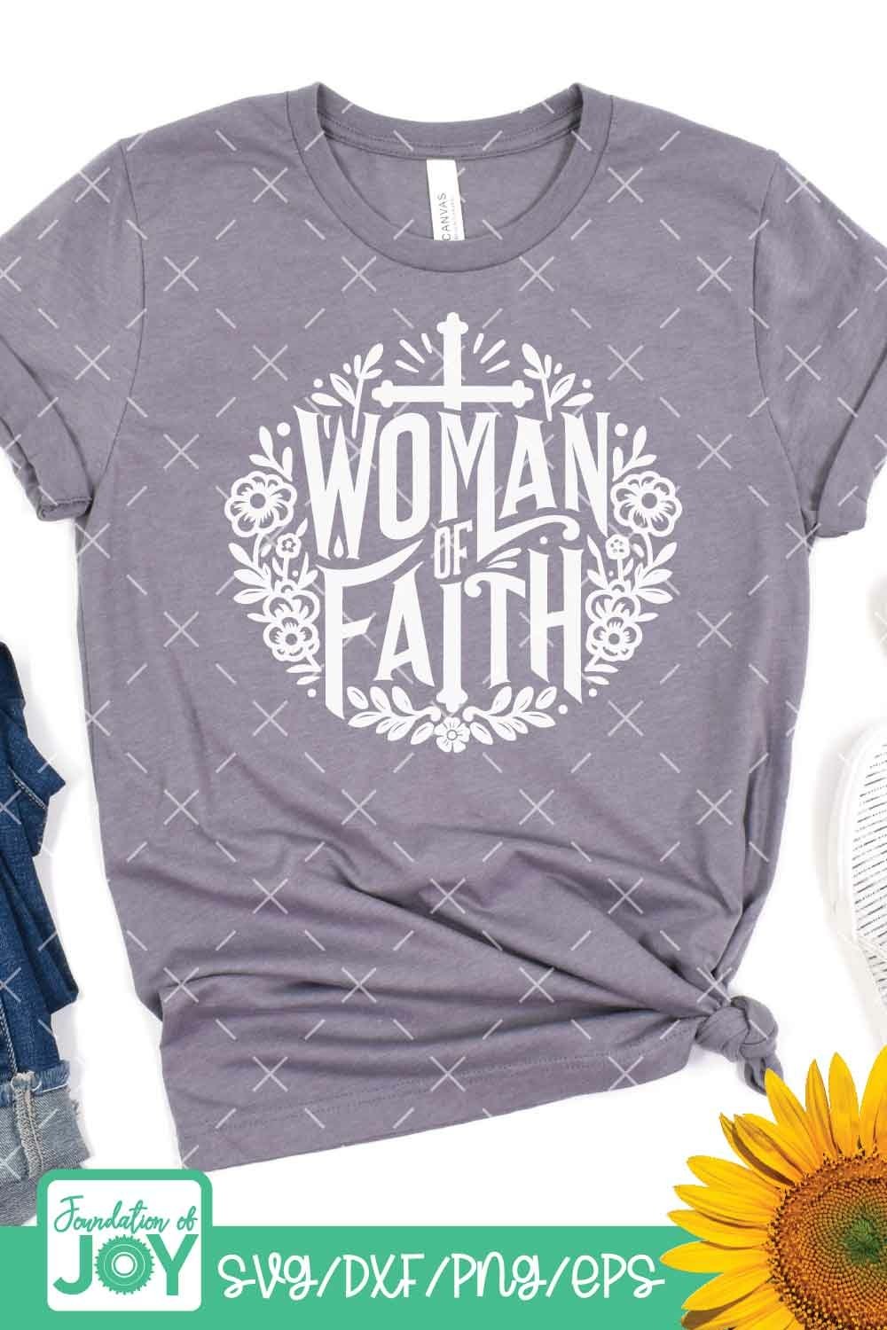 Woman of Faith svg, Women's Ministry
