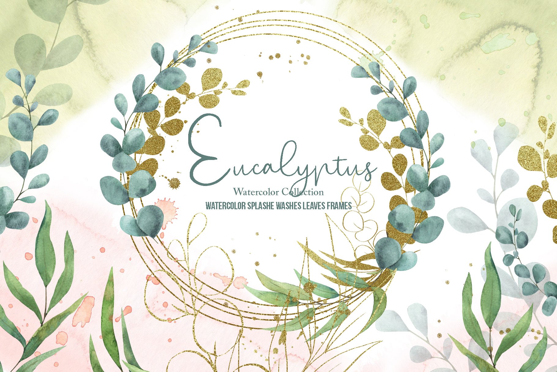 Eucalyptus Watercolor Collection (1218326)