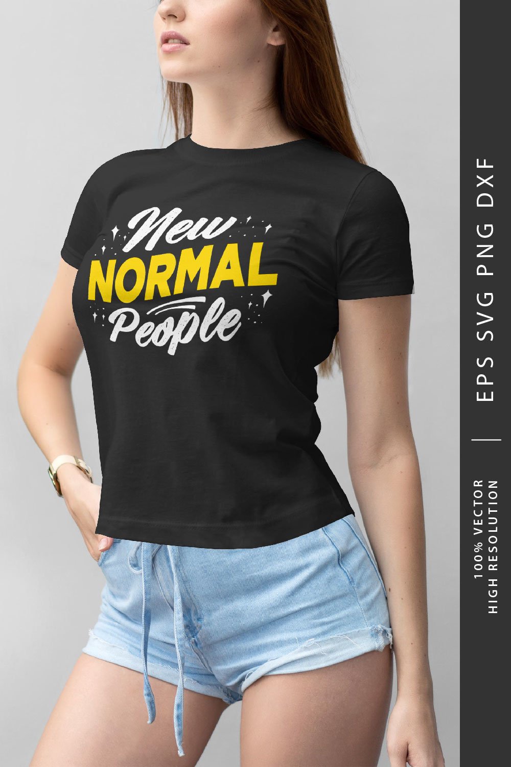 New Normal People, Slogan Poster and T shirt Design