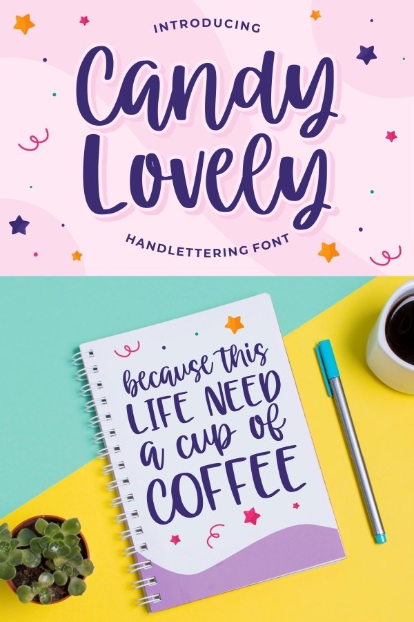 Candy Lovely - Cute Handwritten