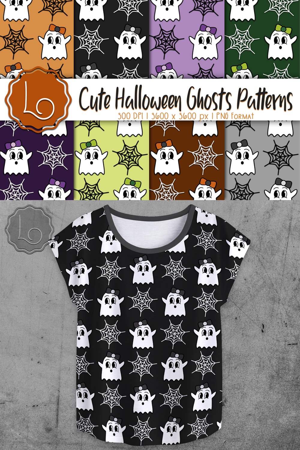 Cute Halloween Ghosts Patterns