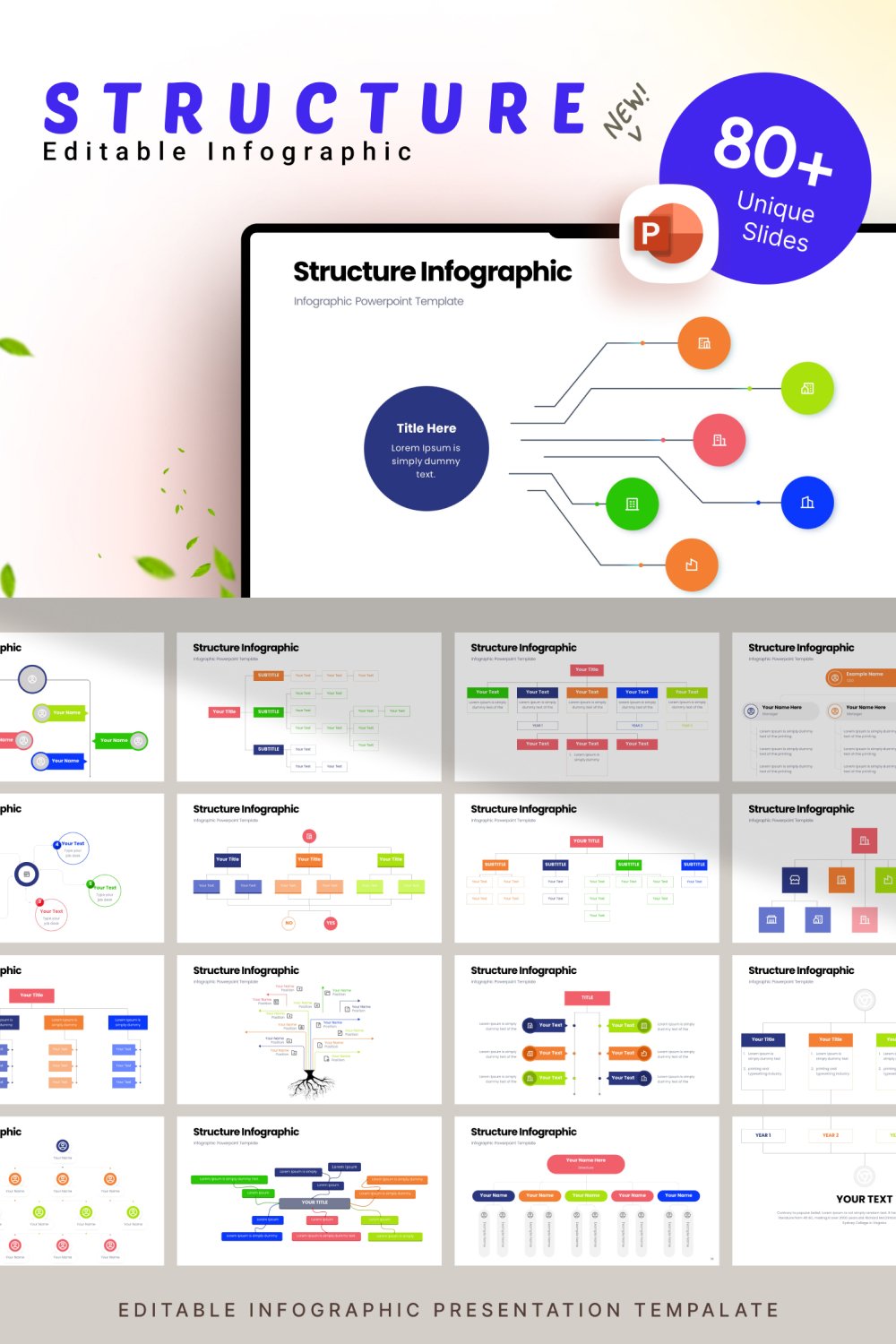 Structure Business Infographic Presentation Template